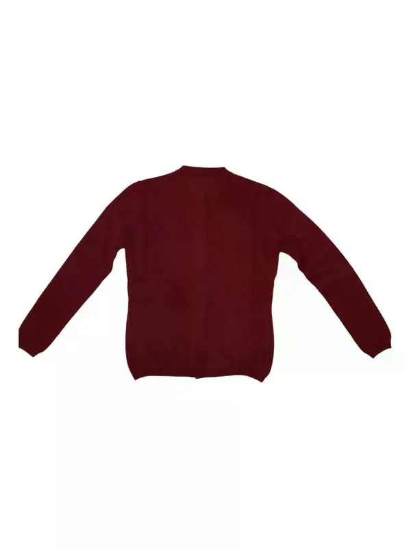 LA ROSE Button-front Cashmere Cardigan - Red