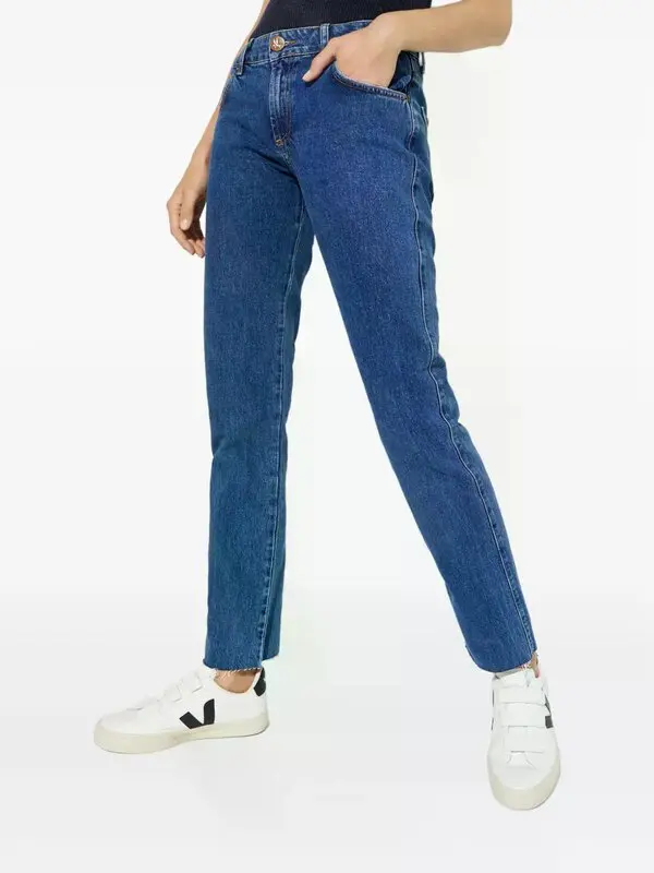 ONETEASPOON Truckers Raw-edge Jeans