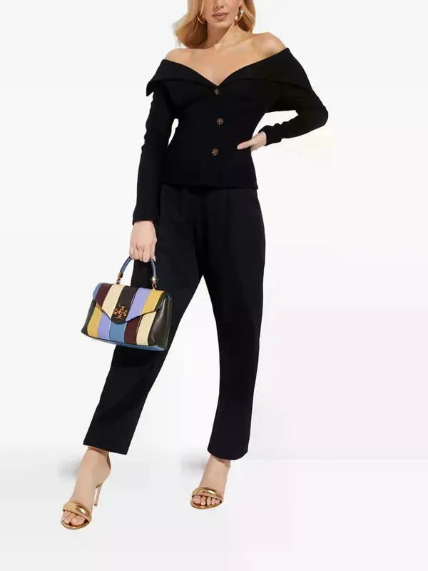 Marianna Senchina Off-shoulder Buttoned Top