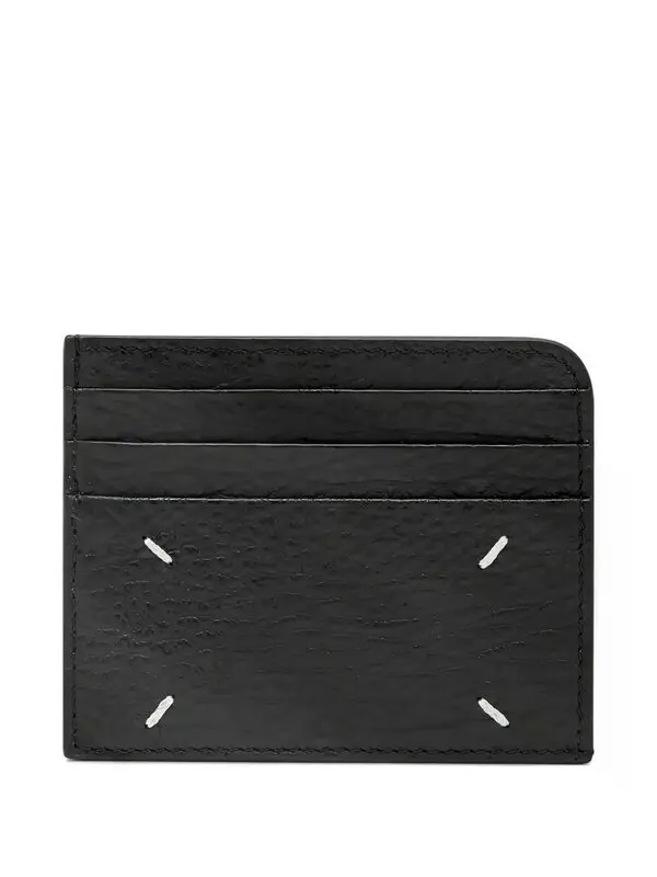 MAISON MARGIELA Stitch-detailing Cardholder - Black