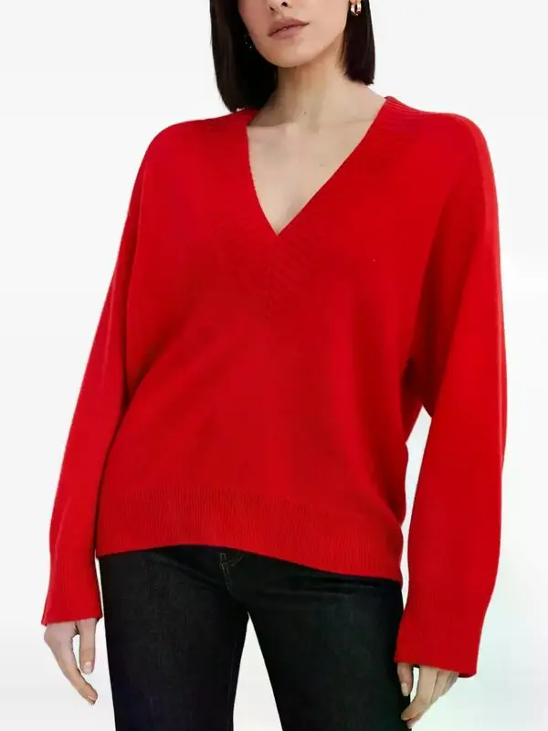 Loulou De Saison V-neck Ribbed Sweater