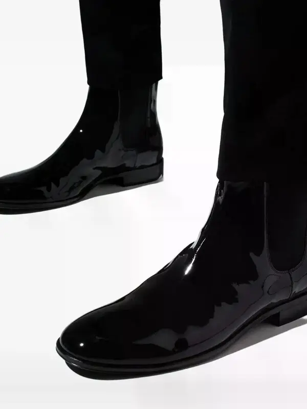 GIANVITO ROSSI Alain Elasticated-panel Boots - Black