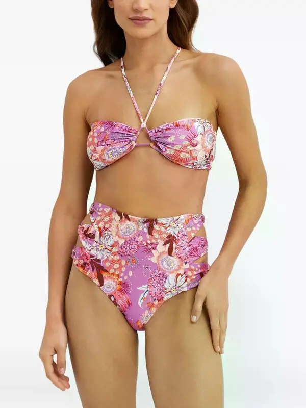 Agua Bendita Floral Bikini Top