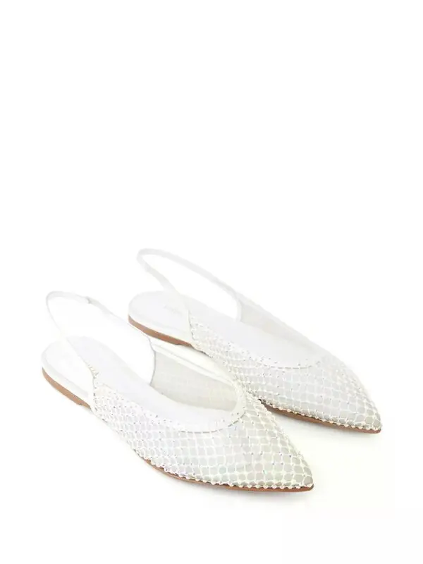 LE SILLA Gilda Mesh Flat Pumps