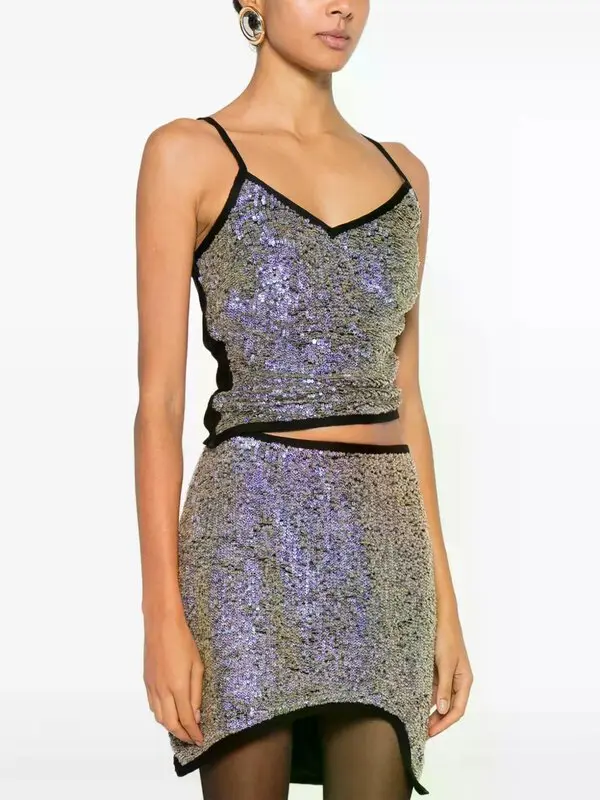 MITILIANE COUTURE Sequin Embellished Top