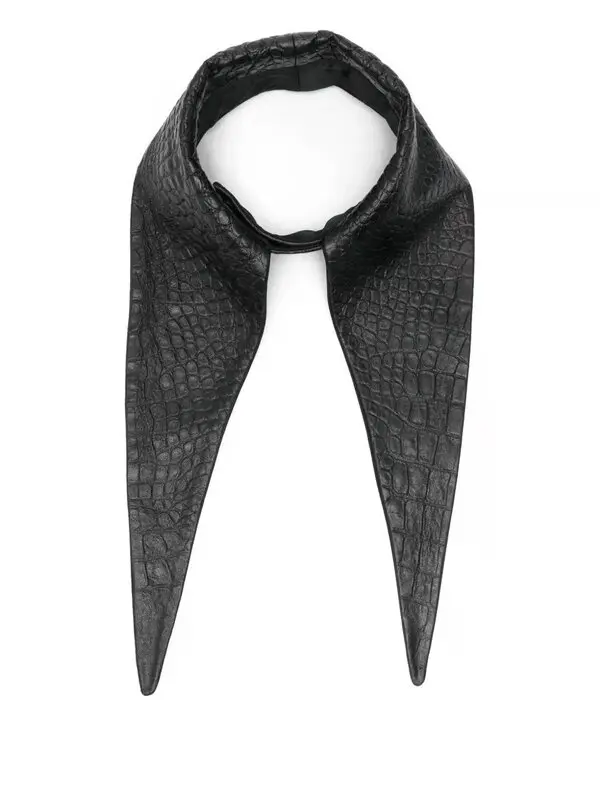MITILIANE COUTURE Pointed Leather Tie