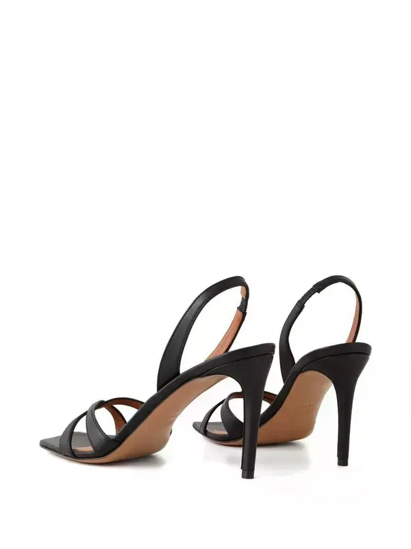 Paris Texas 85mm Square-toe Heeled Sandals