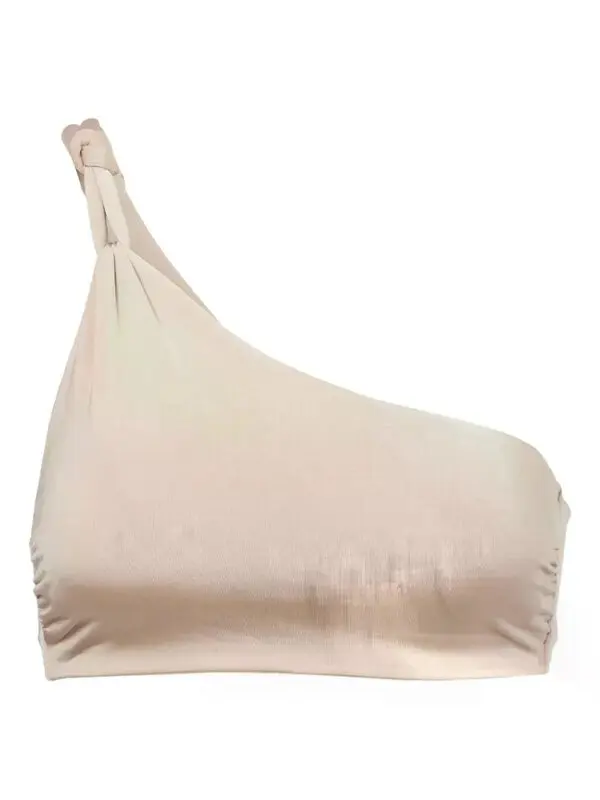Max Mara One-shoulder Bikini Top - Neutrals