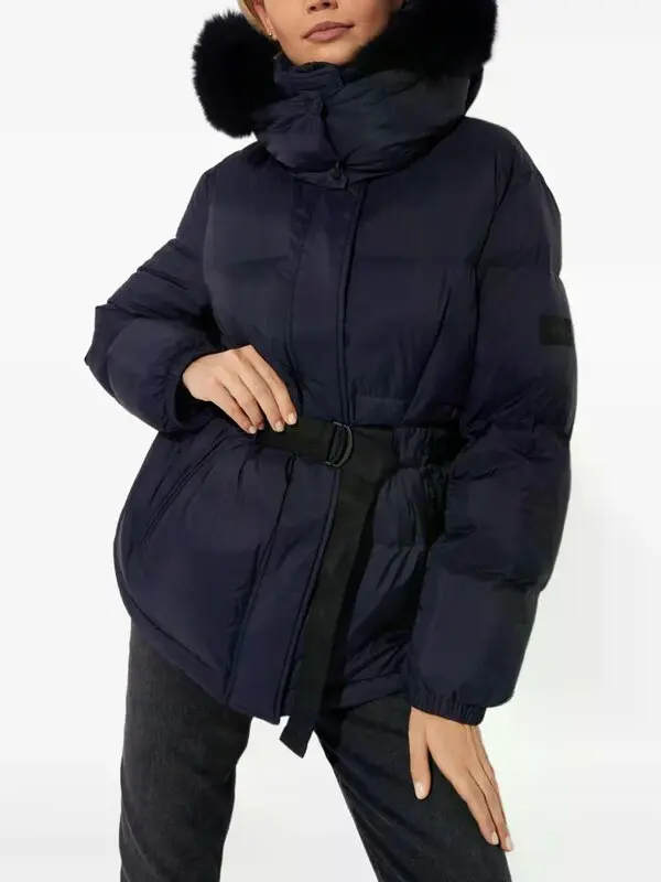 YVES SALOMON Army Puffer Jacket - Blue