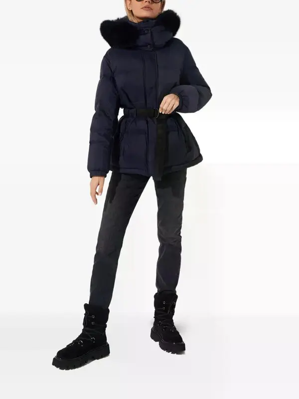YVES SALOMON Army Puffer Jacket - Blue