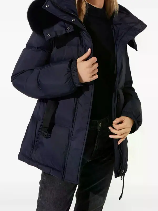 YVES SALOMON Army Puffer Jacket - Blue