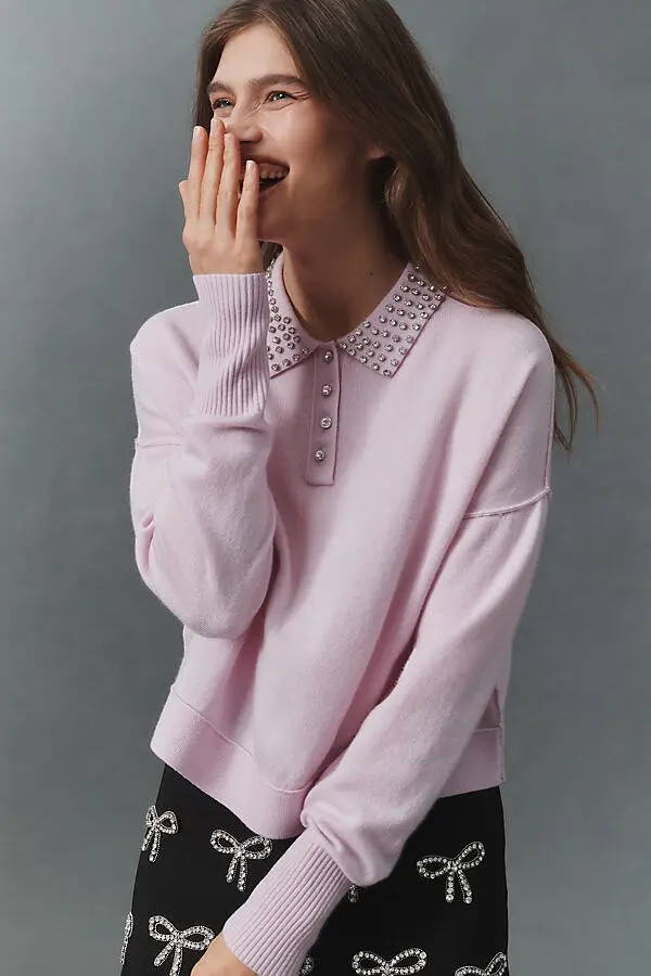 Maeve Wool Cashmere Blend Sweater