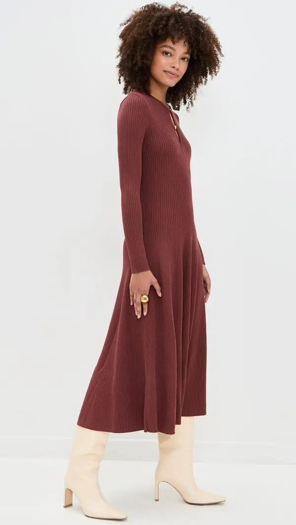 Astr The Label Fallyn Sweater Dress - Brown - 60% Off | Editorialist