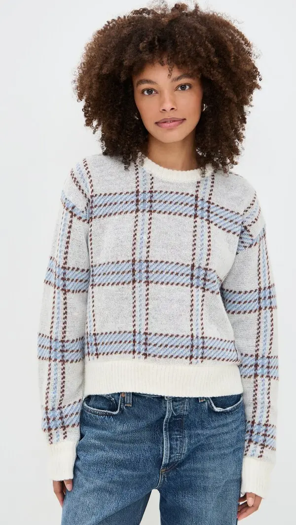 Z Supply Junction Plaid Sweater