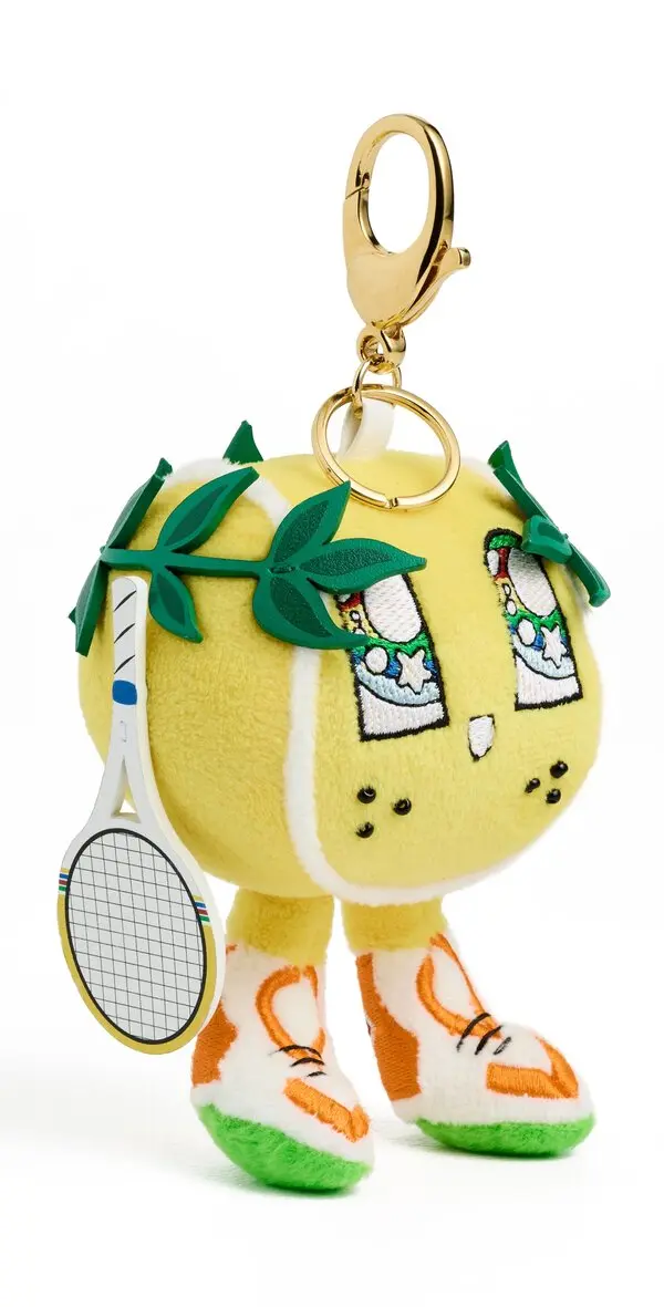 Casablanca Tennis Mascot Plush Charm - Yellow