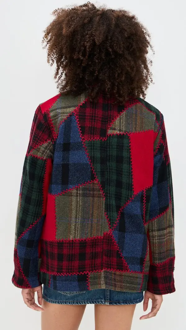 Polo Ralph Lauren Wool Patchwork Coat