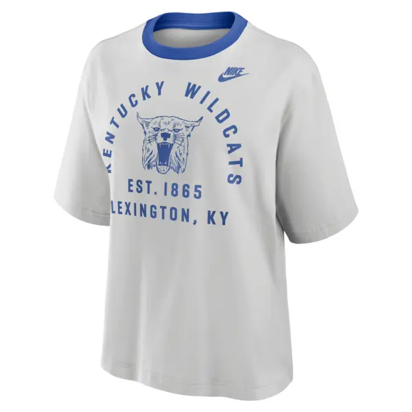 Nike Legacy Arch Script Boxy College T-shirt - Grey