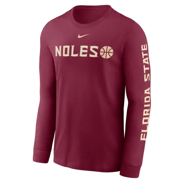 Nike Florida State Basketball Icon College Long-sleeve T-shirt - Red