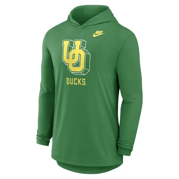 Nike Oregon Legacy Dri-fit College Long-sleeve Hooded T-shirt - Green