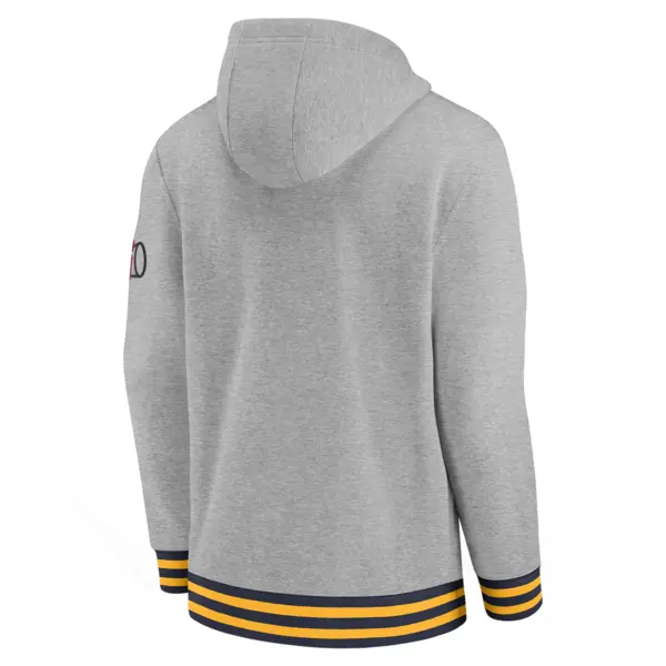 Nike West Virginia Legacy Retro College Pullover Hoodie - Grey
