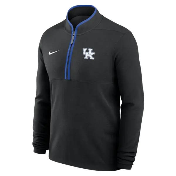 Nike Kentucky Victory Dri-fit College 1/2-zip Long-sleeve Top - Black