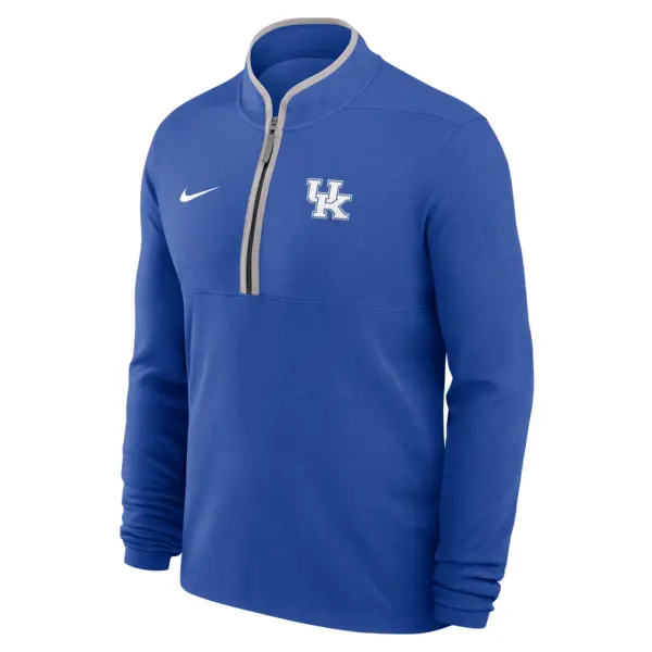 Nike Kentucky Victory Dri-fit College 1/2-zip Long-sleeve Top - Blue