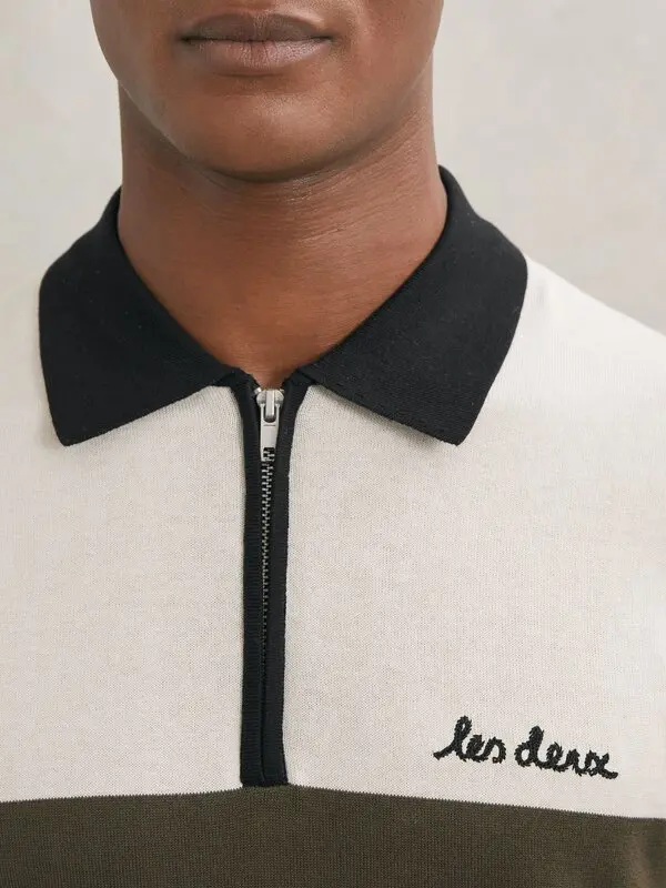 LES DEUX Raul Knitted Polo Shirt
