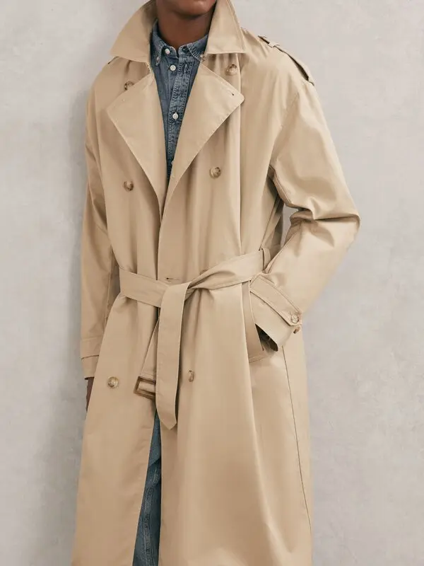 LES DEUX Cotton Trench Coat