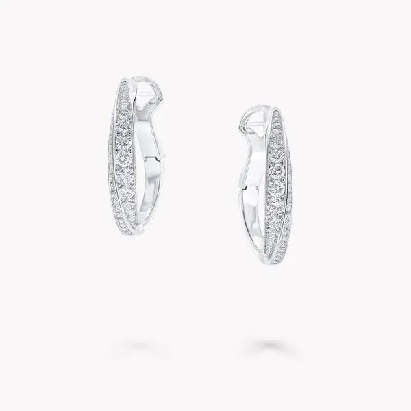 Graff Spiral Diamond Earrings - White Gold