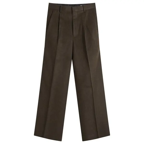 Auralee Flannel Two-tuck Trousers