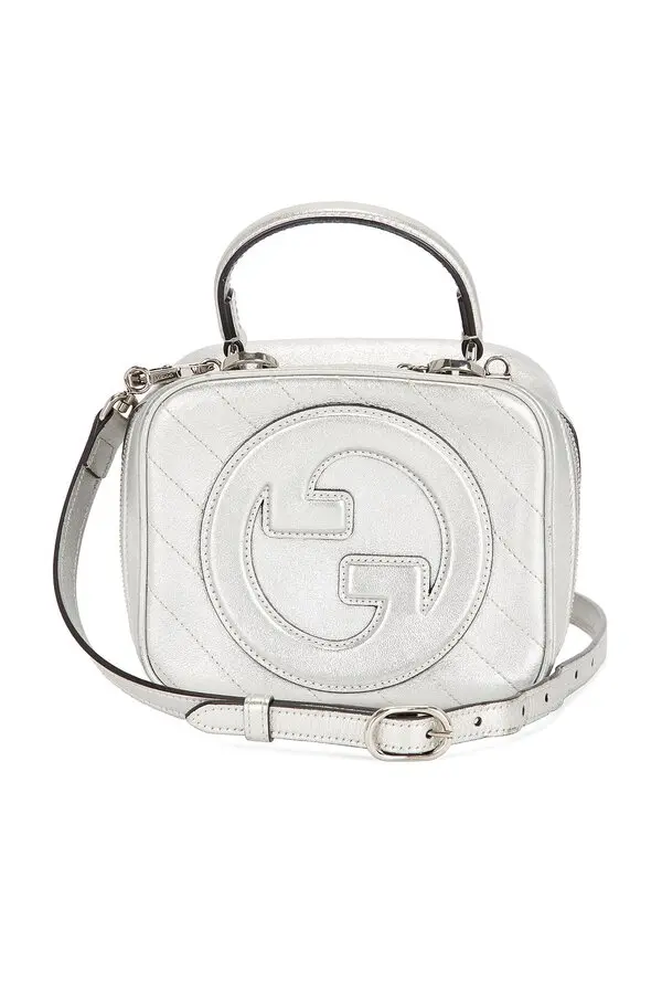 Gucci Blondie Handbag - Silver