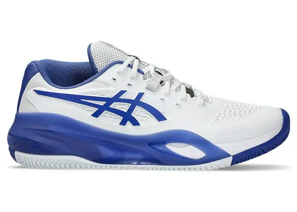 Asics Gel-resolution X Clayin Sneakers - White/dark Cobalt Blue