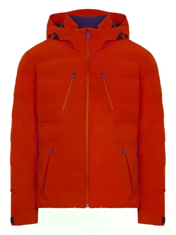 Aztech Mountain Hooded Nuke Ski Jacket - Orange