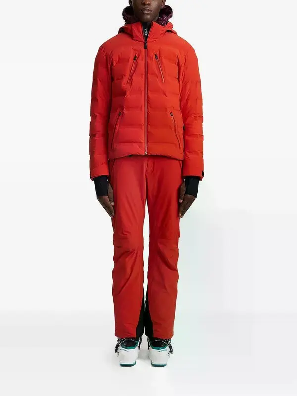 Aztech Mountain Hooded Nuke Ski Jacket - Orange