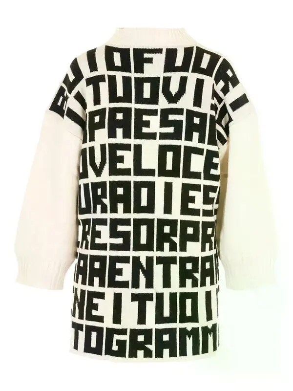 MSGM X Caterina Frongia Text-print Sweater