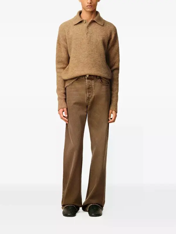 Ami Loose-fit Jeans - Brown