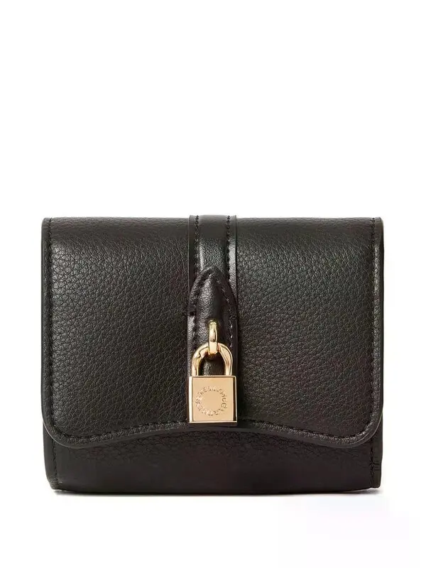 Stella McCartney Ryder Padlock Wallet - Black