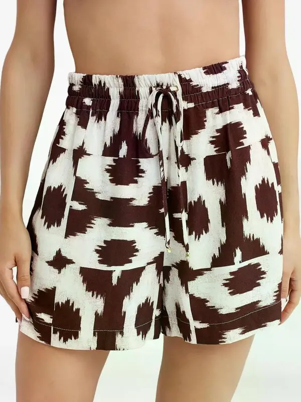 LENNY NIEMEYER Puglia Ikat Drawstring Shorts