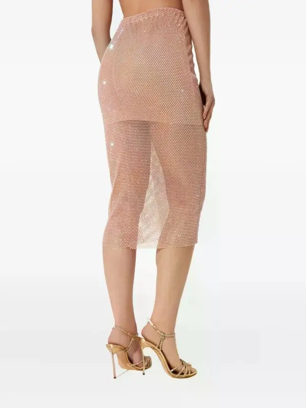 SANTA BRANDS Crystal-embellished Midi Skirt