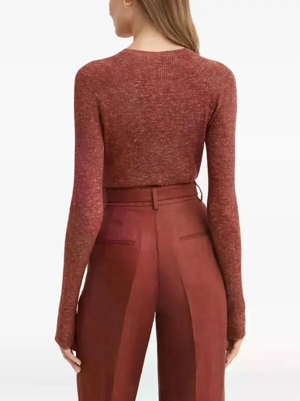 Gabriela Hearst Anges Button-collar T-shirt