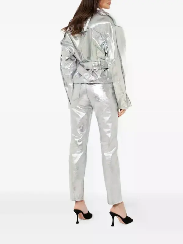 Alexandre Vauthier Metallic Jeans