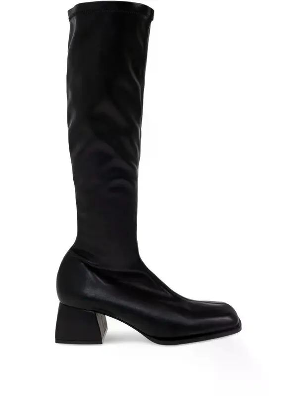 NODALETO Leather Knee-high Boots