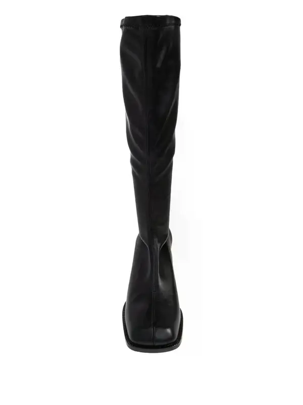NODALETO Leather Knee-high Boots