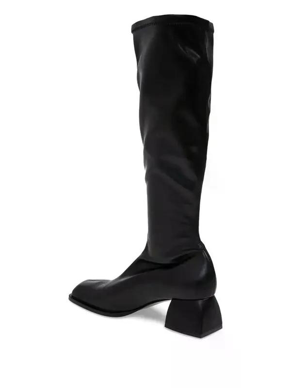 NODALETO Leather Knee-high Boots