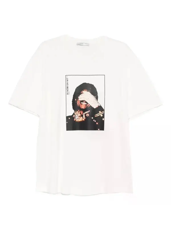 IH NOM UH NIT Round-neck T-shirt - White