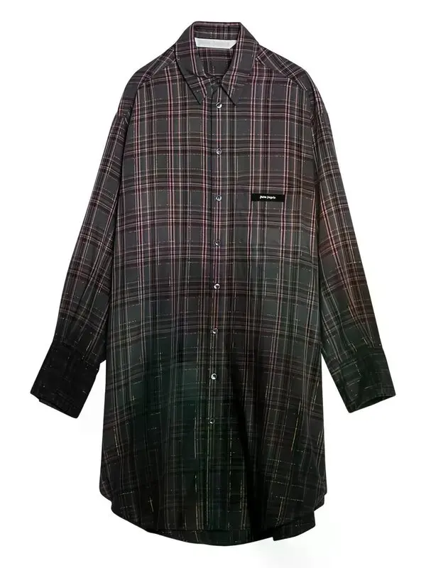 Palm Angels Checked Shirt Dress