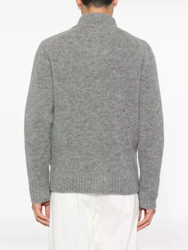 FILIPPO DE LAURENTIIS Buttoned Wool Cardigan