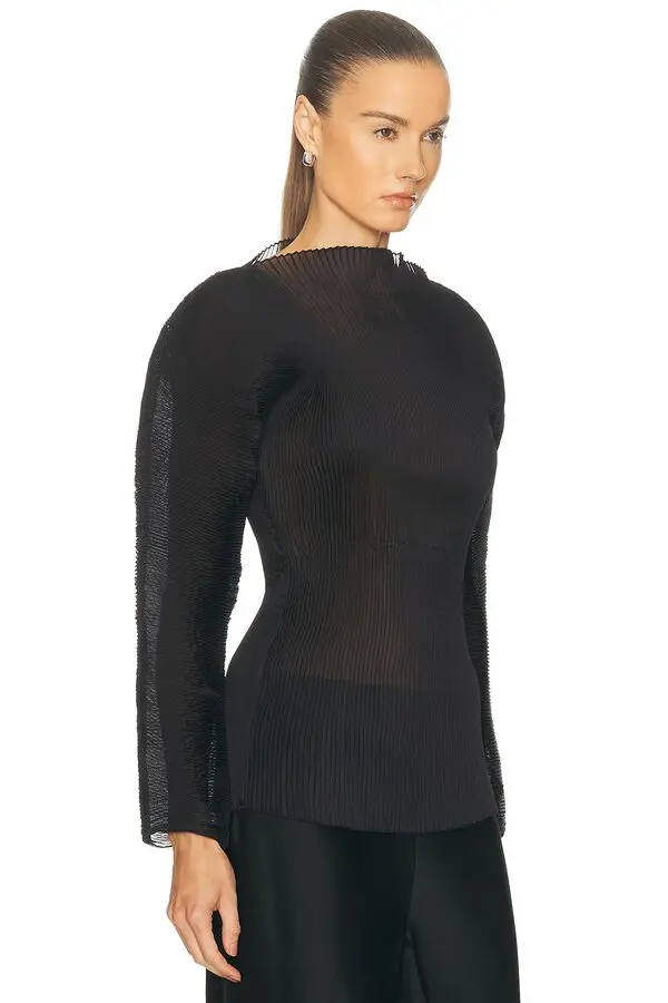 RÓHE Sculptural Plisse Top
