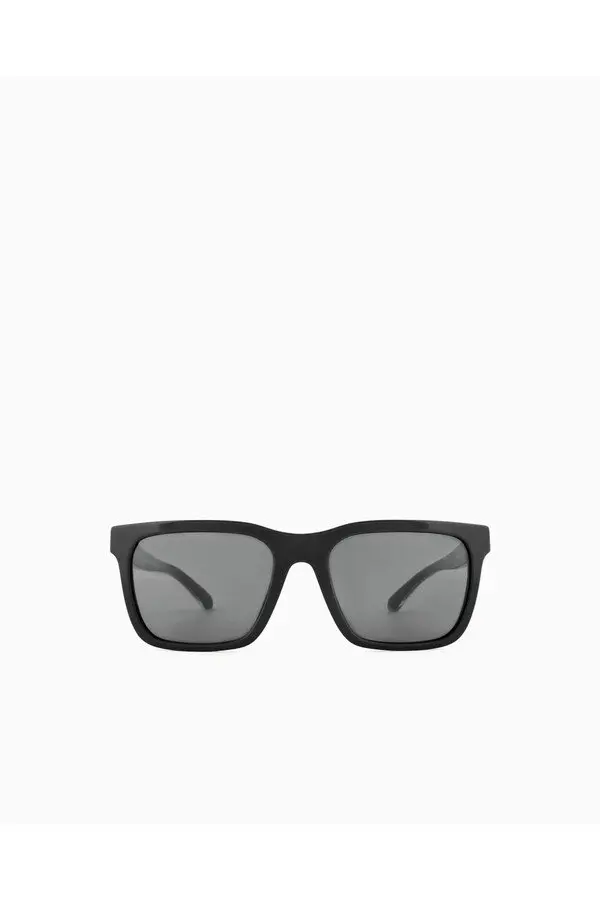 Emporio Armani Square Frame Sunglasses - Black