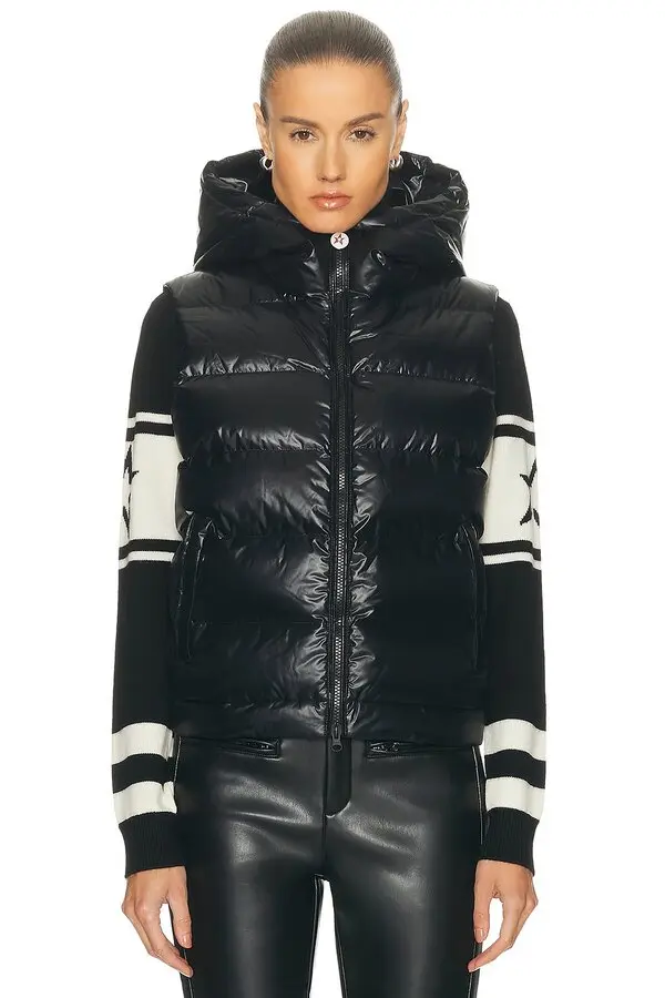 Perfect Moment Polar Flare Gilet - Black